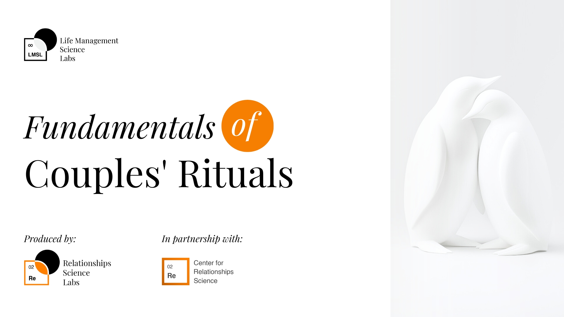 Fundamentals of Couple's Rituals - Life Management Science Labs